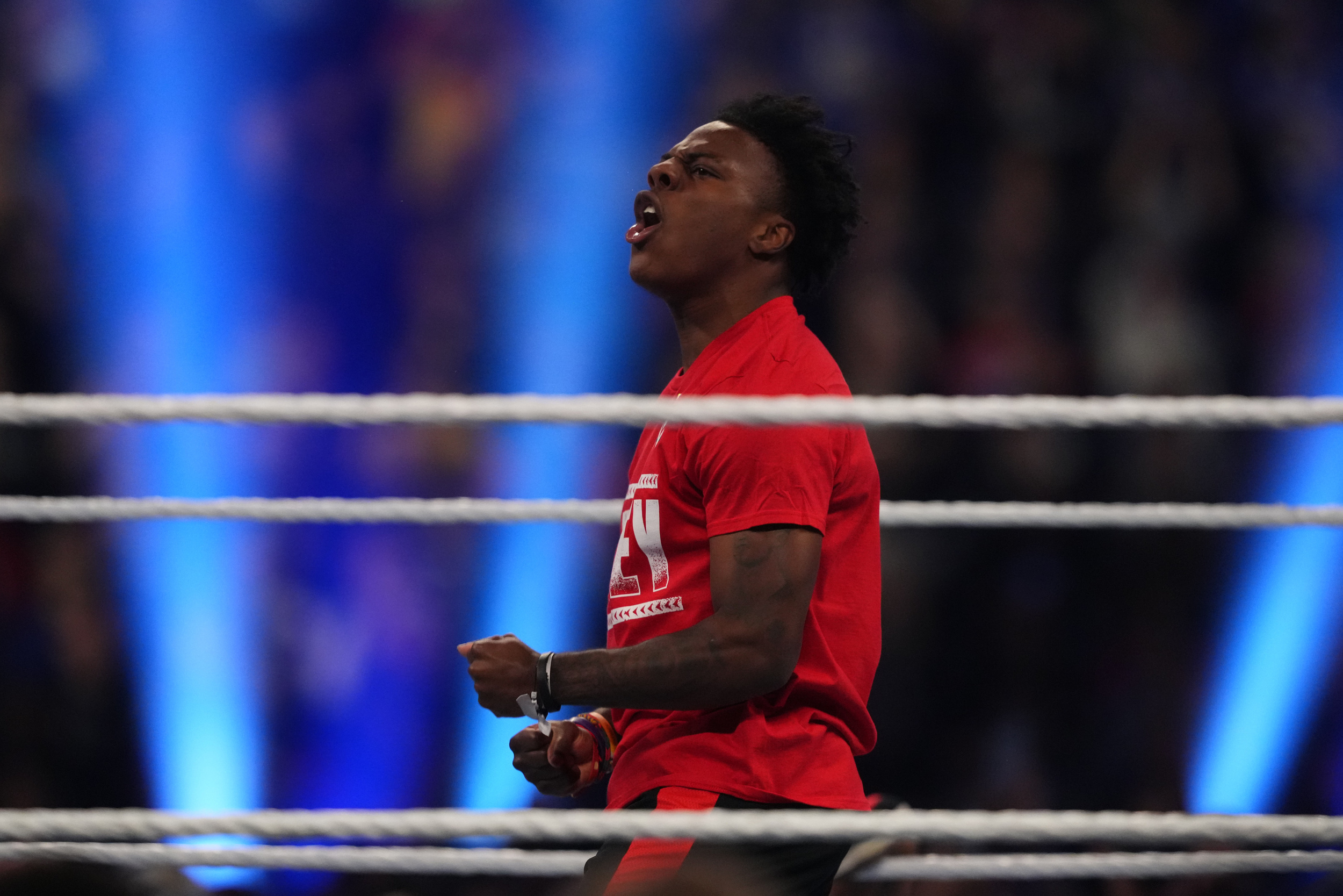 iShowSpeed 'cursed' on WWE Raw
