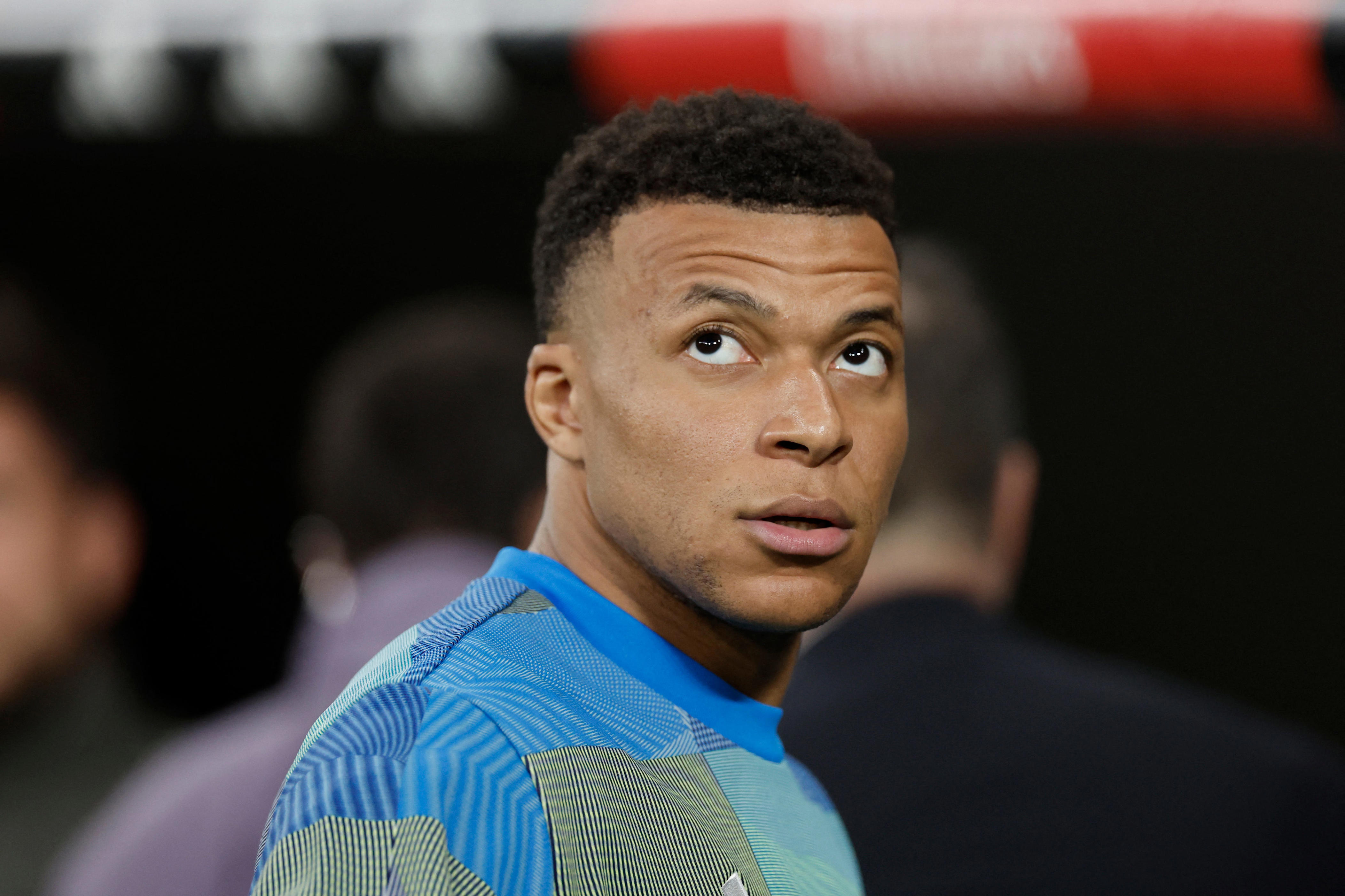 Why is Kylian Mbappe not playing for Real Madrid vs. Barcelona today?