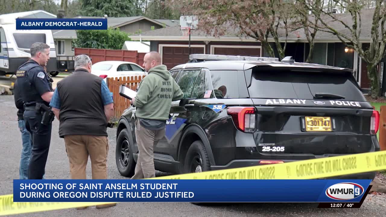 Shooting of Saint Anselm College student during dispute in Oregon ruled ...
