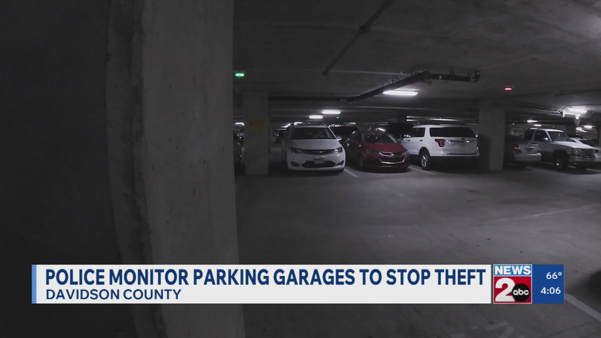Metro police monitor parking garages to stop theft
