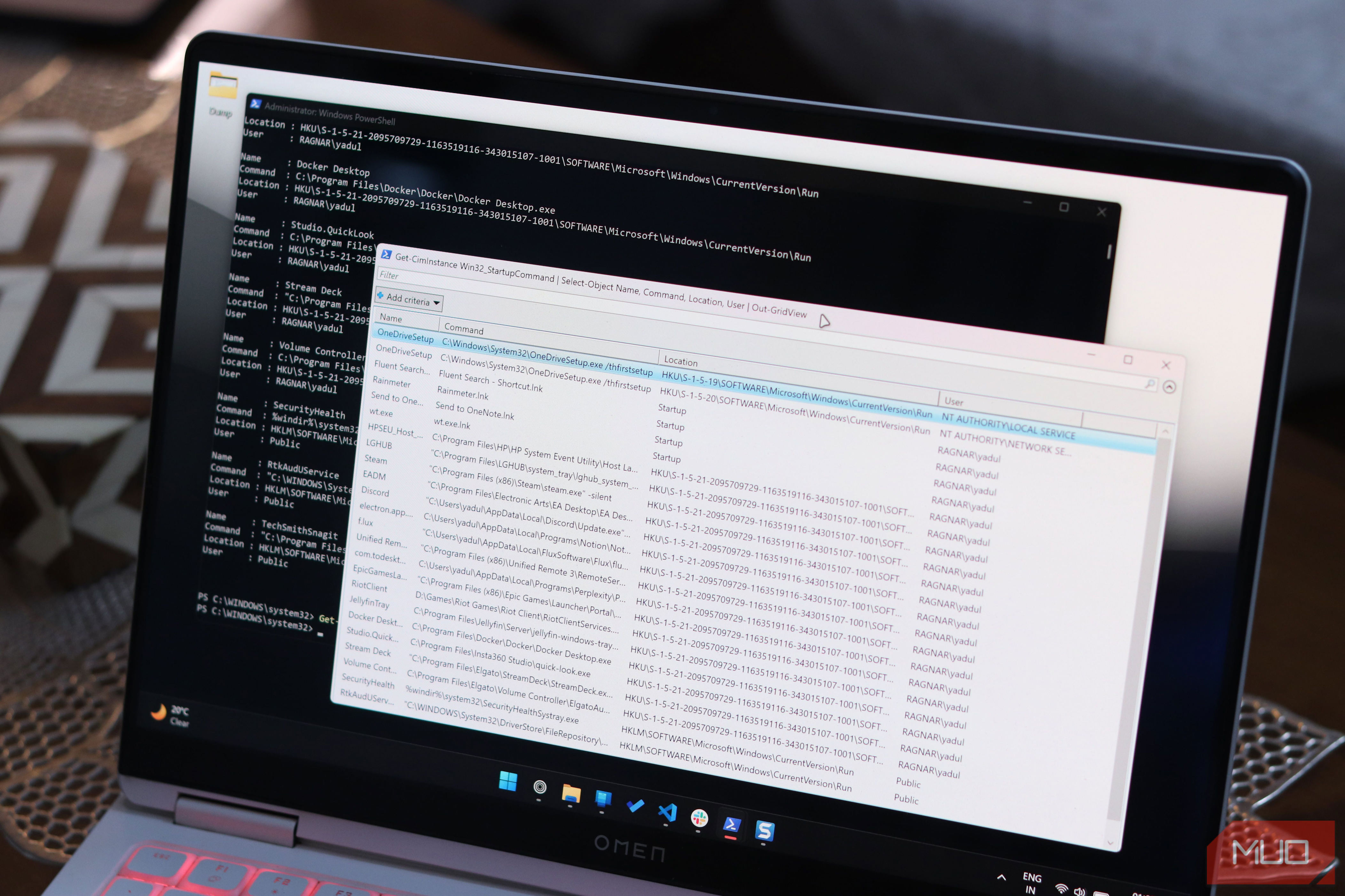 This PowerShell command lists every startup app Windows doesn't show you