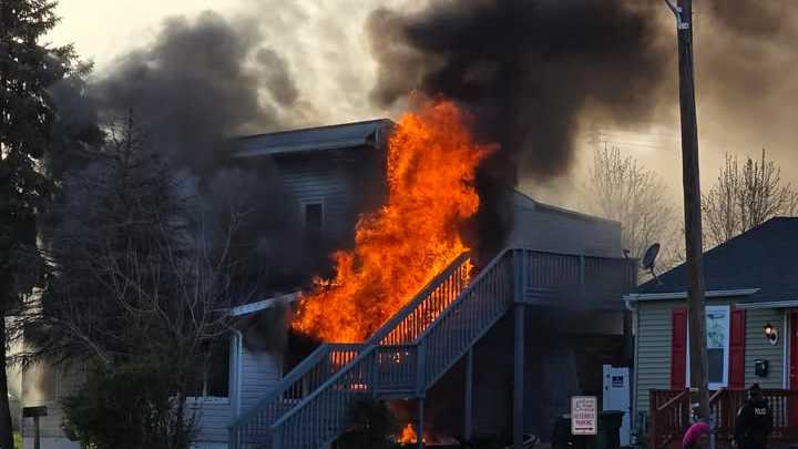 Crews battle, extinguish house fire in Essex, Baltimore County ...