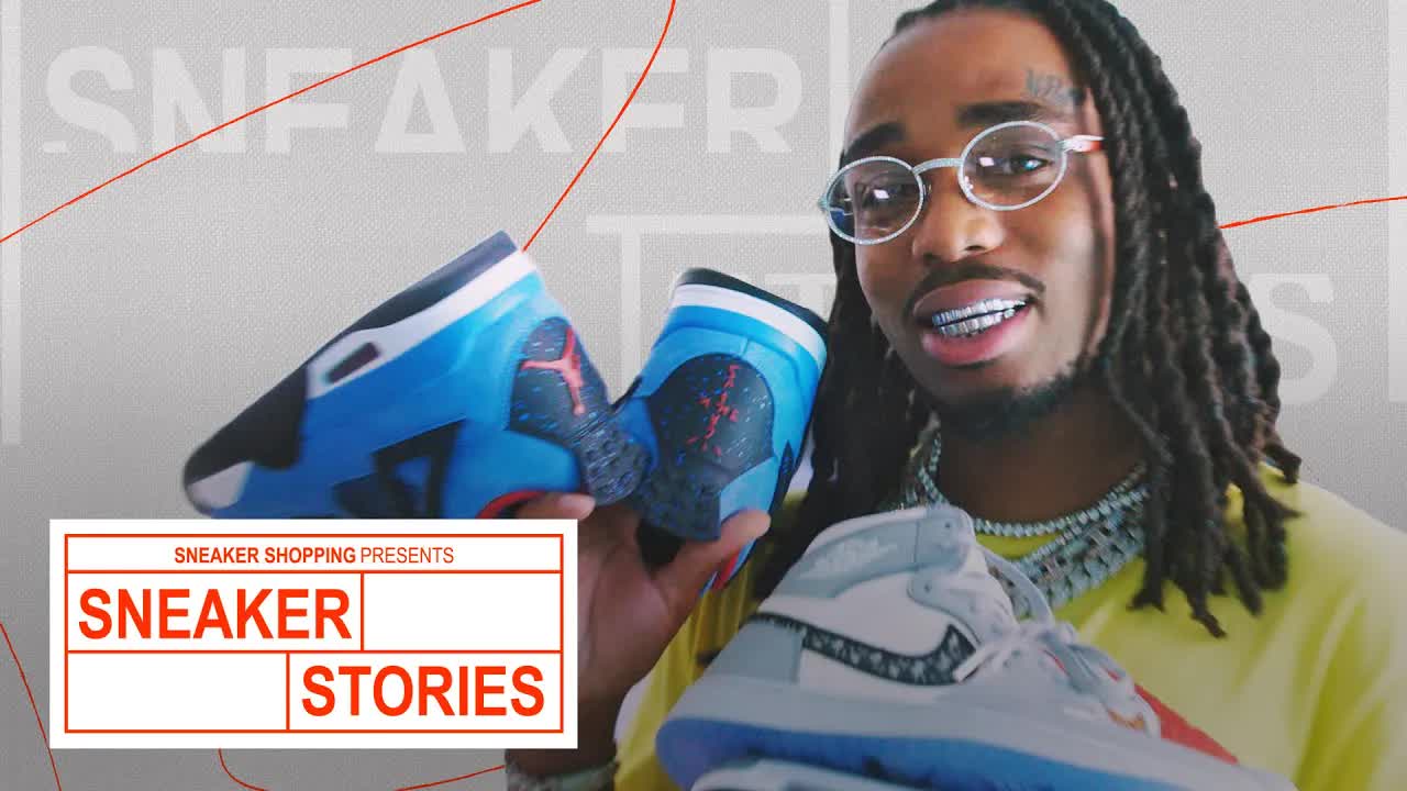 Quavo shows off Dior Air Jordan 1s, rare Nike SB Dunks, and Oregon Air ...