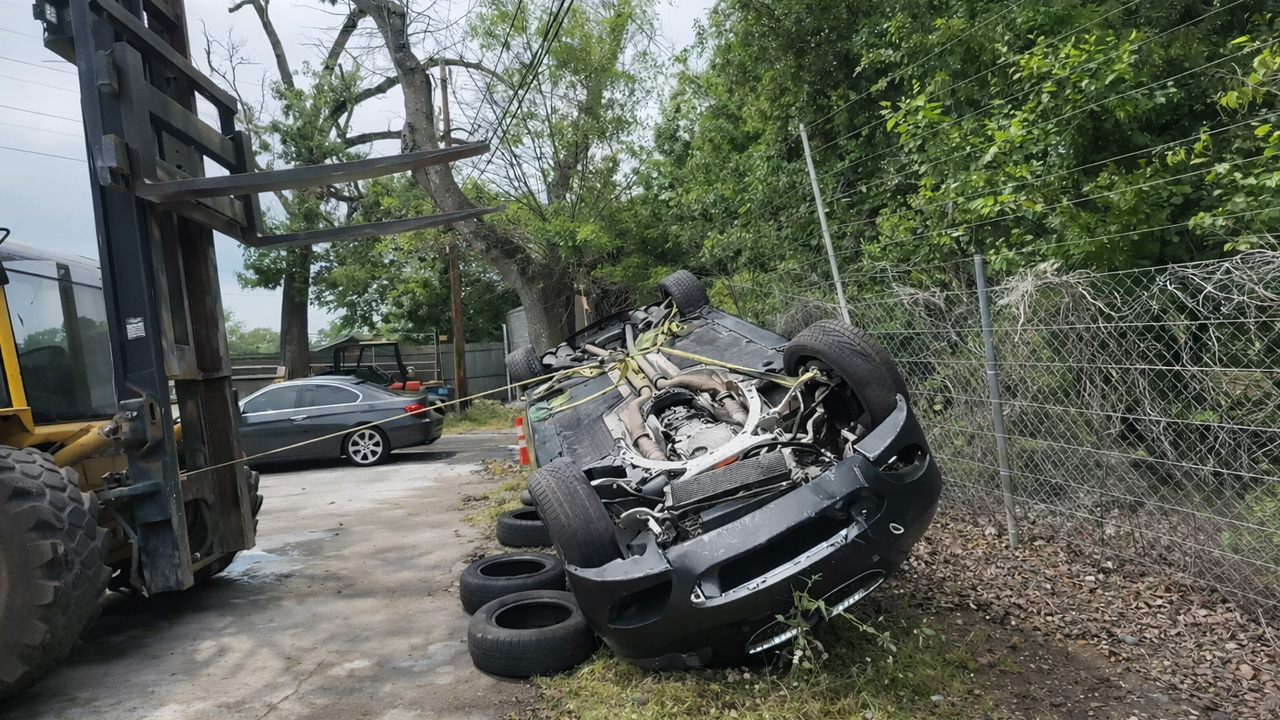 Dream car damage before first drive