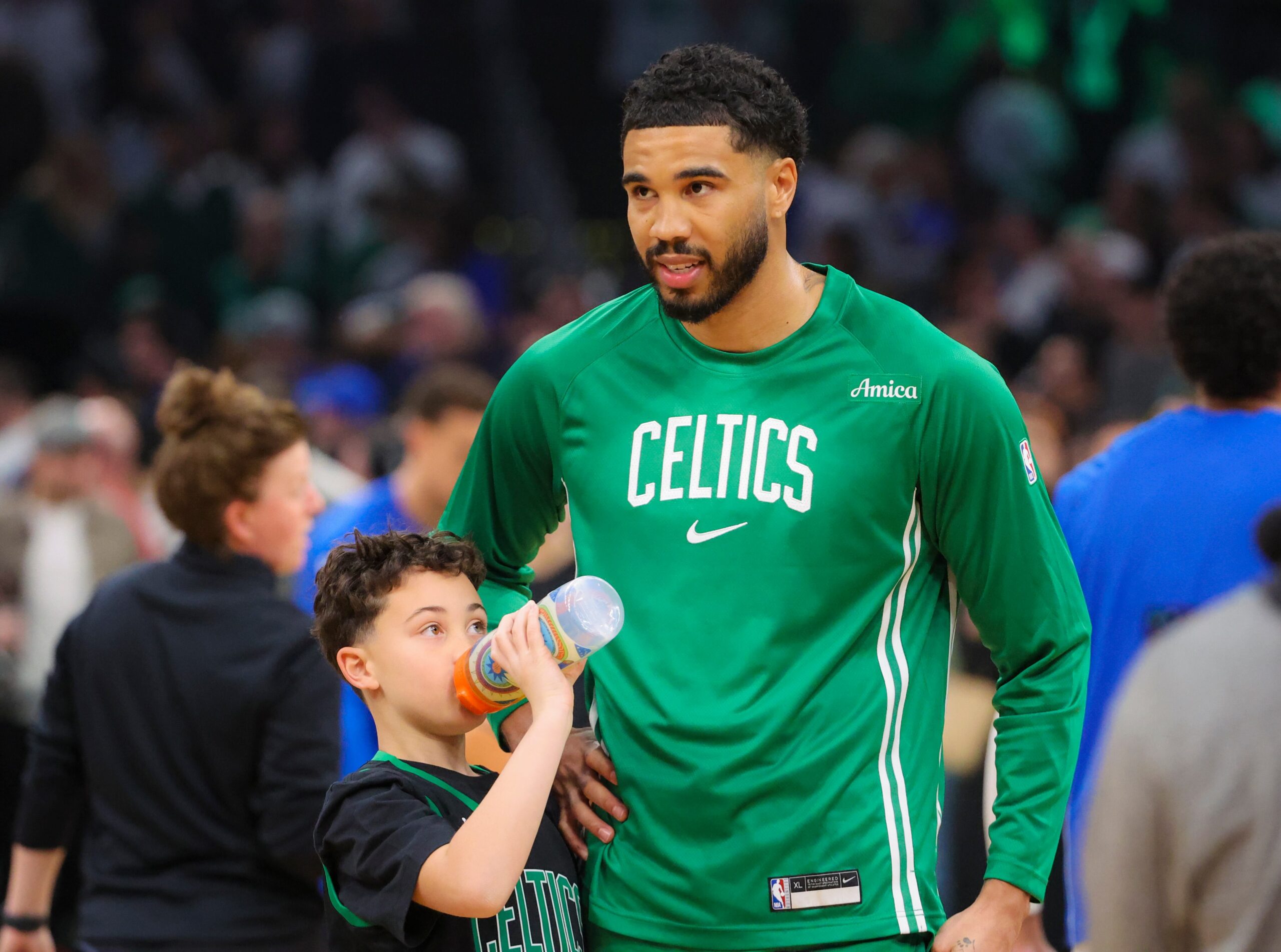 Jayson Tatum’s son, Deuce, wrote a letter in Slam Magazine about ...