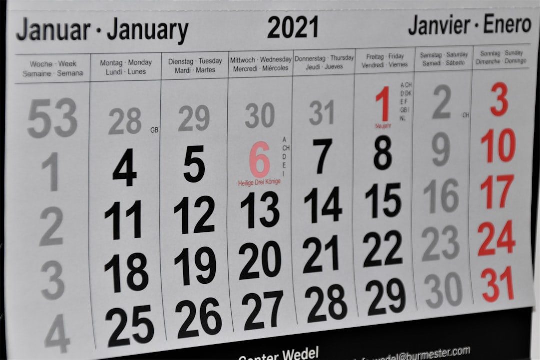 People who still use a paper calendar on the wall usually have these ...
