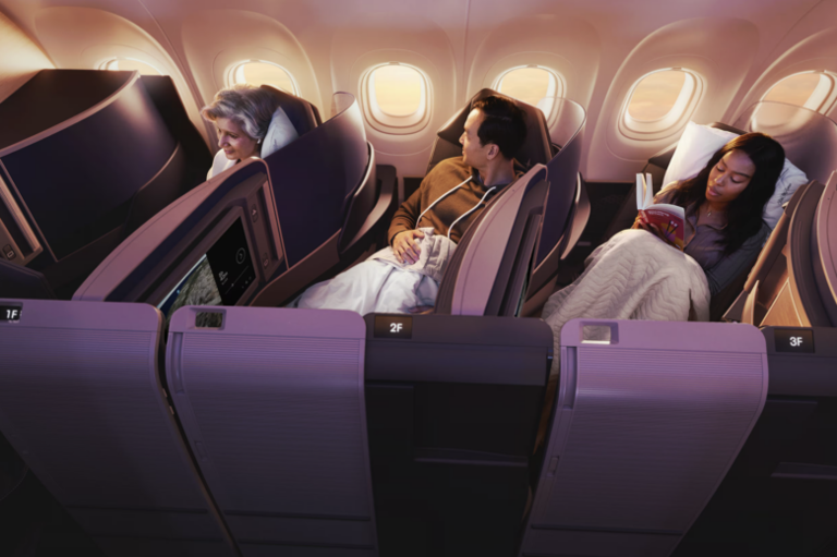 United may block middle seats in the economy cabin on its new Airbus ...