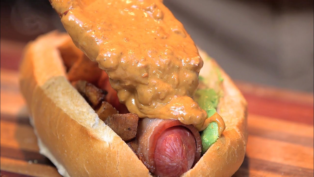 I created a bubblegum BBQ hot dog that wowed 🥳