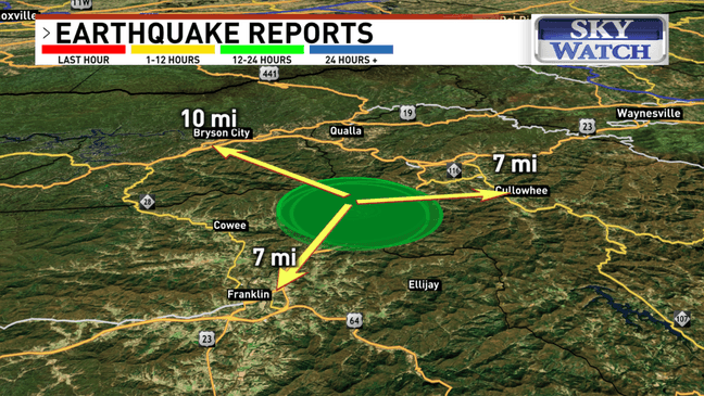 Minor earthquake near Dillsboro felt across region. How common are ...