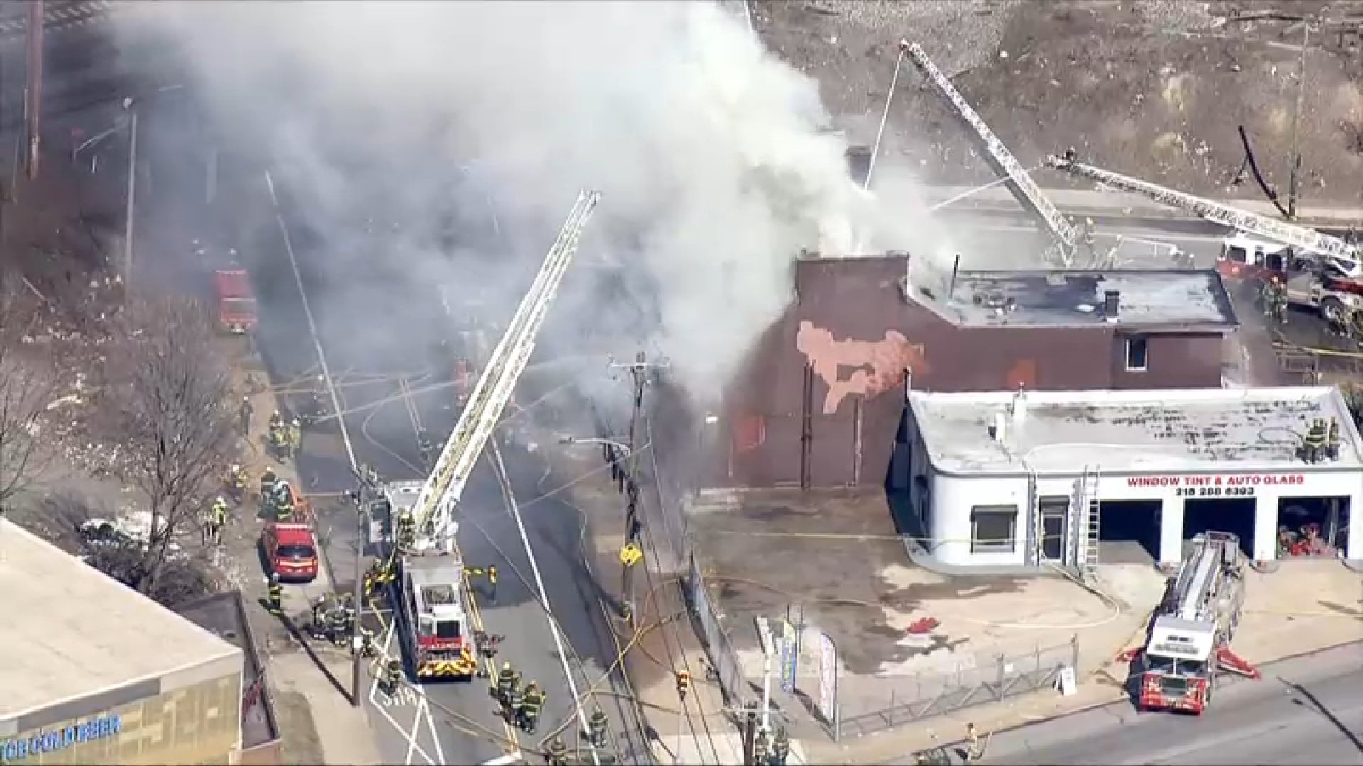 Large fire at building in Philadelphia sends massive plumes of smoke ...