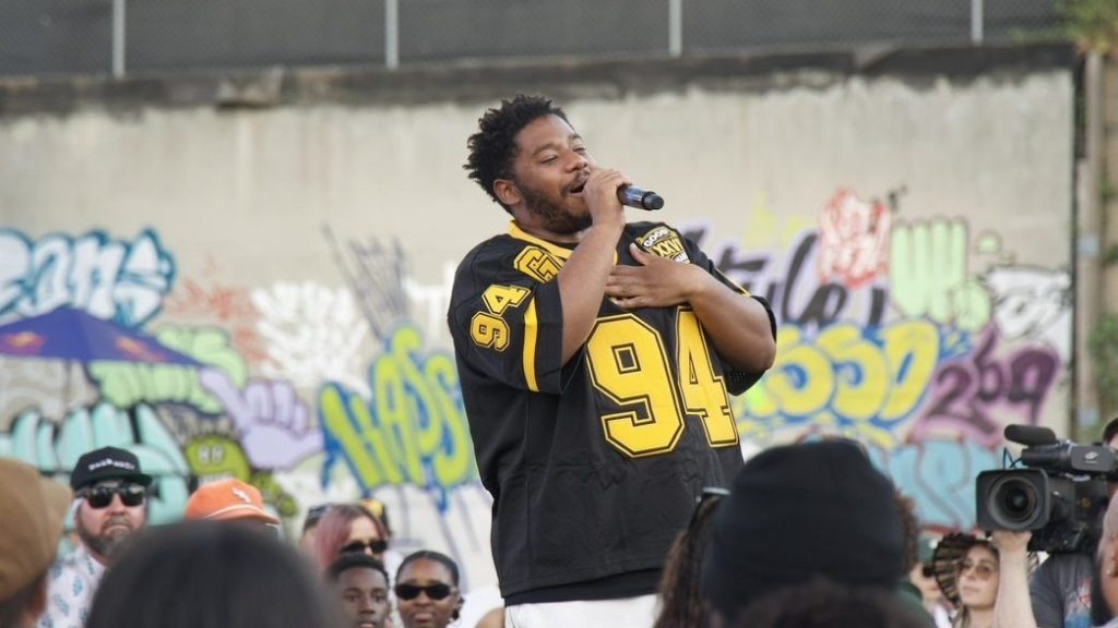 Rapper LaRussell returns to the stage at Kasso Fest in California
