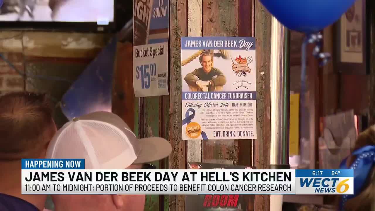 Wilmington restaurant honors James Van Der Beek with fundraiser