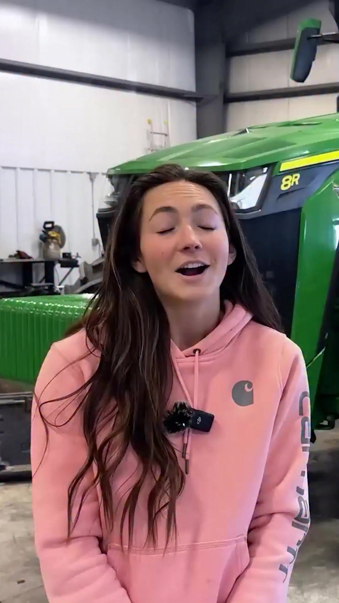 Field work with a new surprise tractor