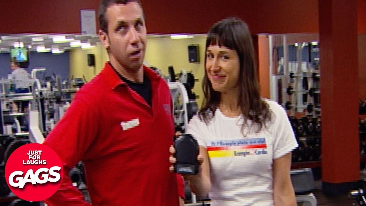She farted at the gym | Just for Laughs Gags