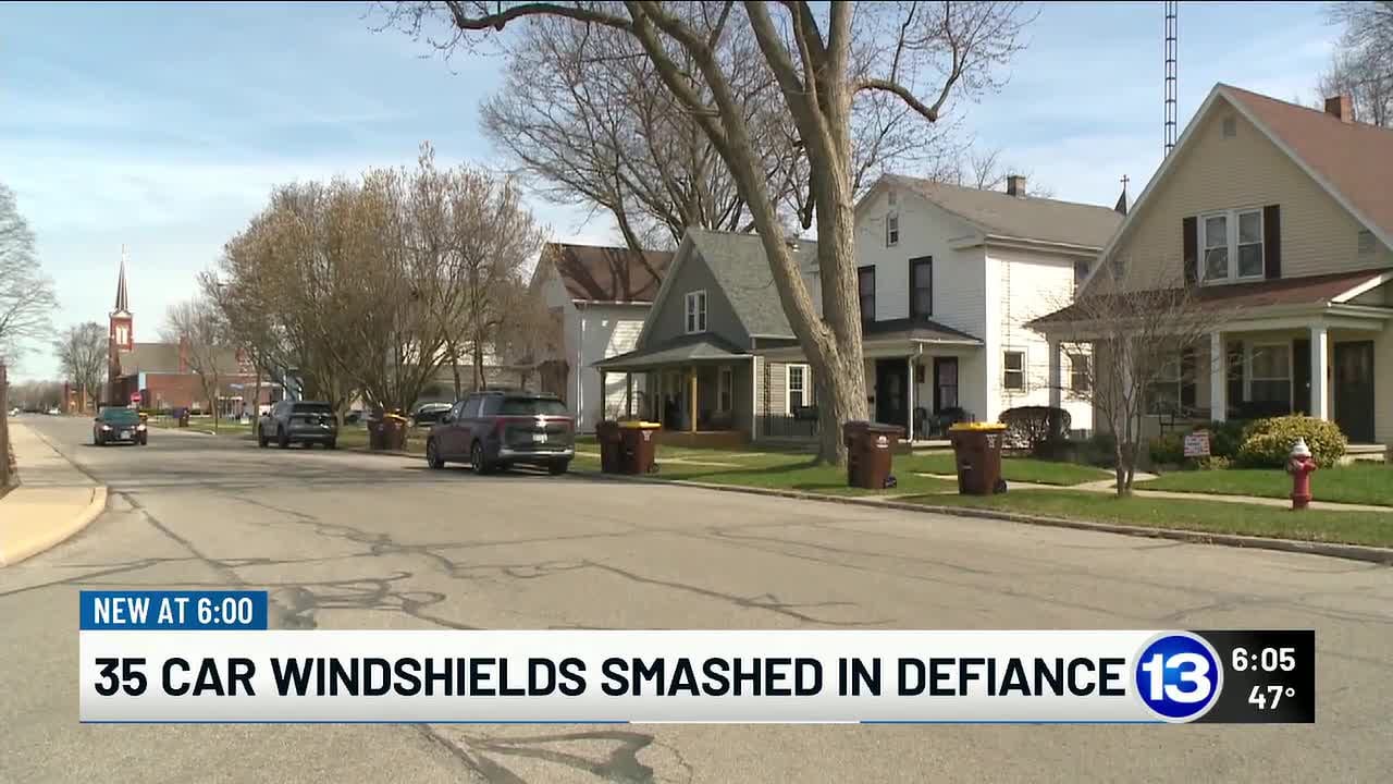 At least 35 cars vandalized in Defiance over the weekend