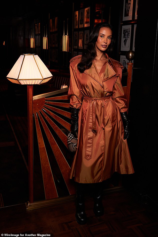 Maya Jama joins leggy Alexa Chung and model Lila Moss at Burberry ...