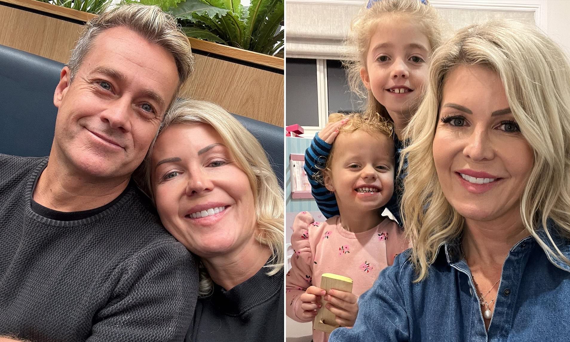 Grant Denyer's wife Chezzi reveals her daughters can communicate with ...
