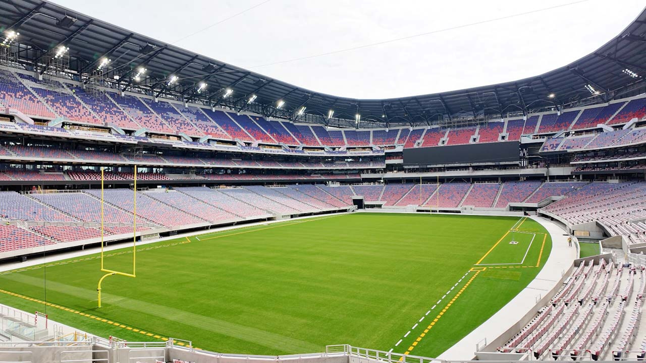 A look at the new Highmark Stadium, now 93 percent complete