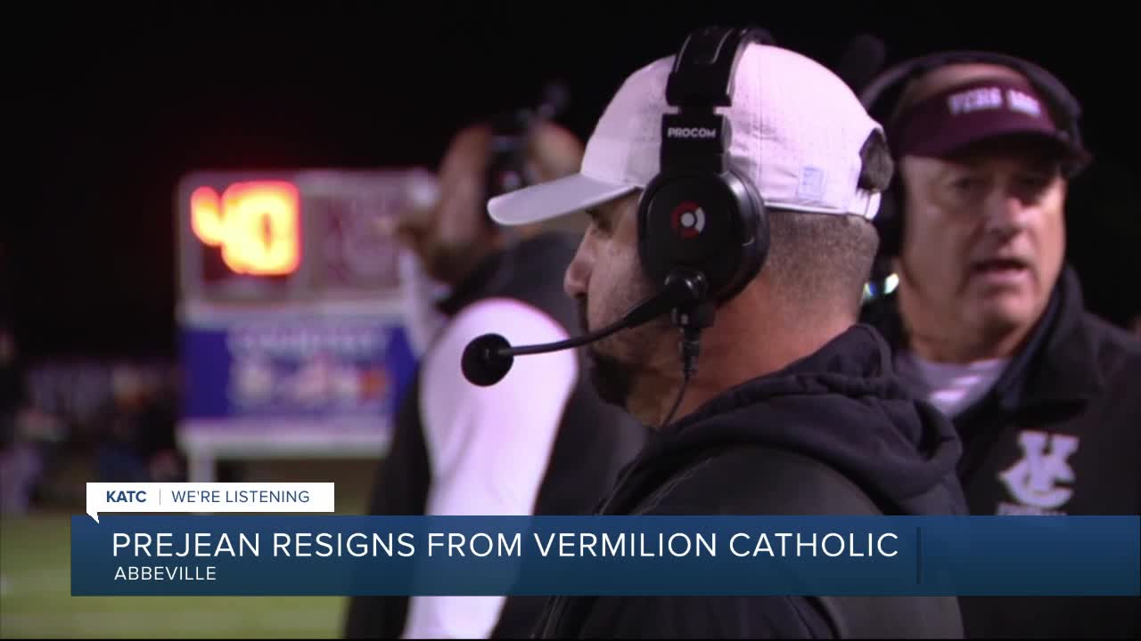 Broc Prejean resigns as Vermilion Catholic football head coach