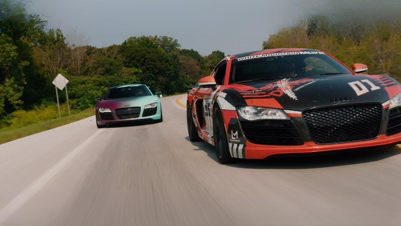 Twin Audi R8s at Wolfsgart 14 performance and style showcase
