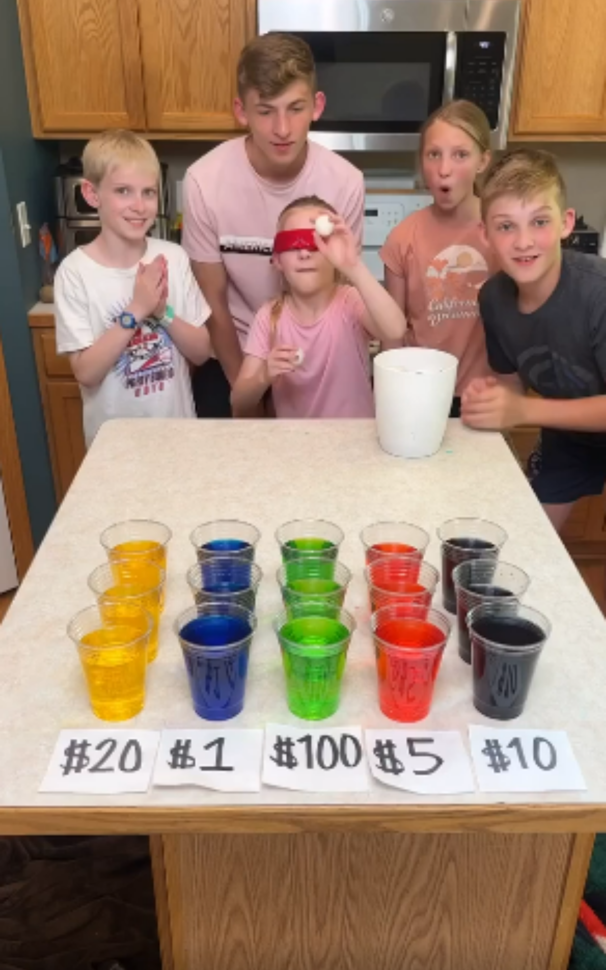 $100 ball bounce challenge | Family game night gets competitive