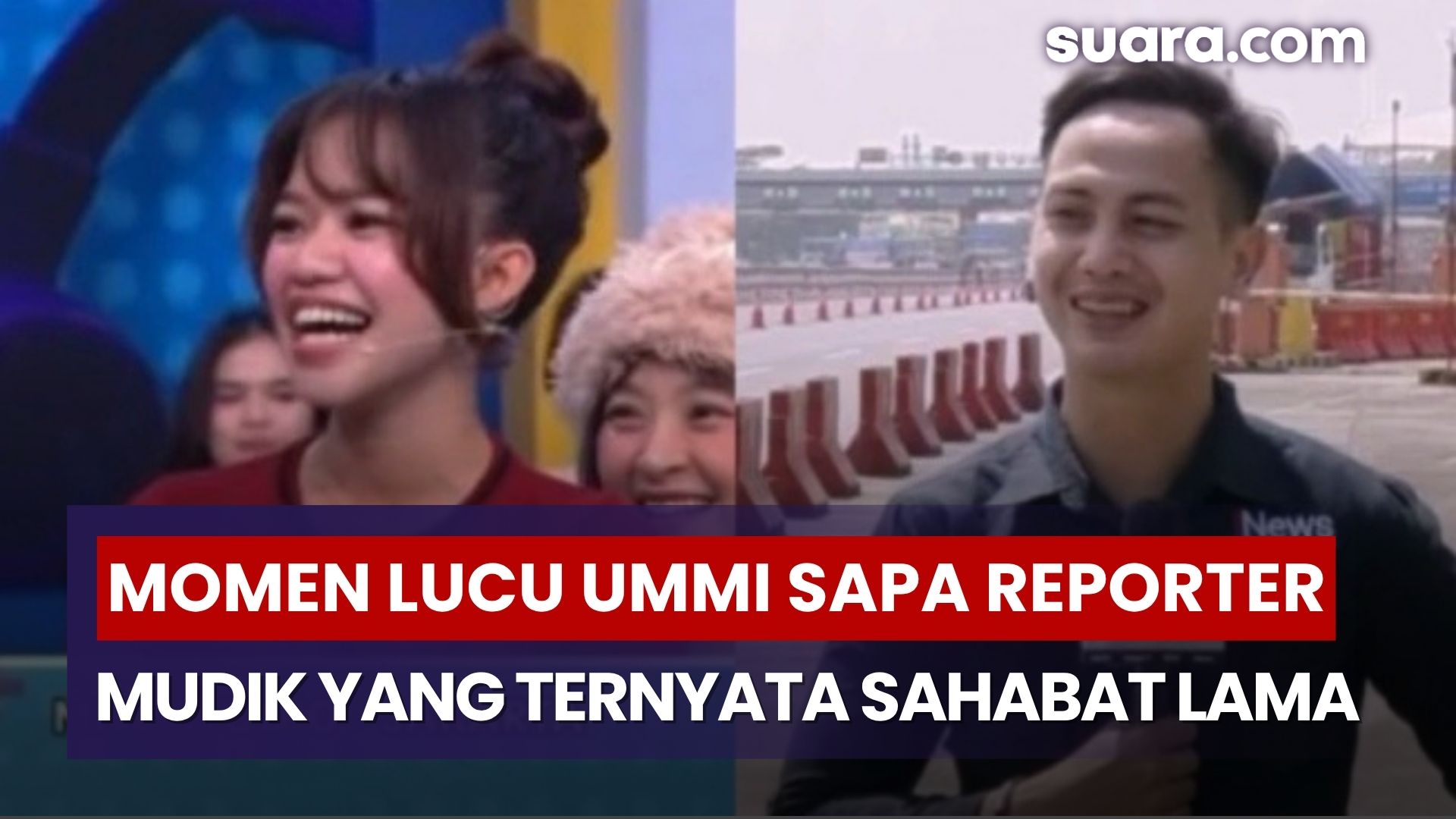 Reuni tak terduga! Momen lucu Ummi Quary sapa reporter mudik yang ...