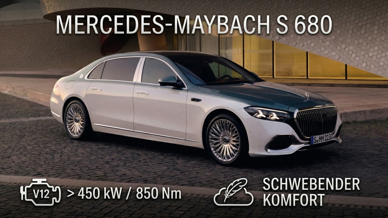 2026 Mercedes-Maybach S 680: V12 power trifft absolute Ruhe