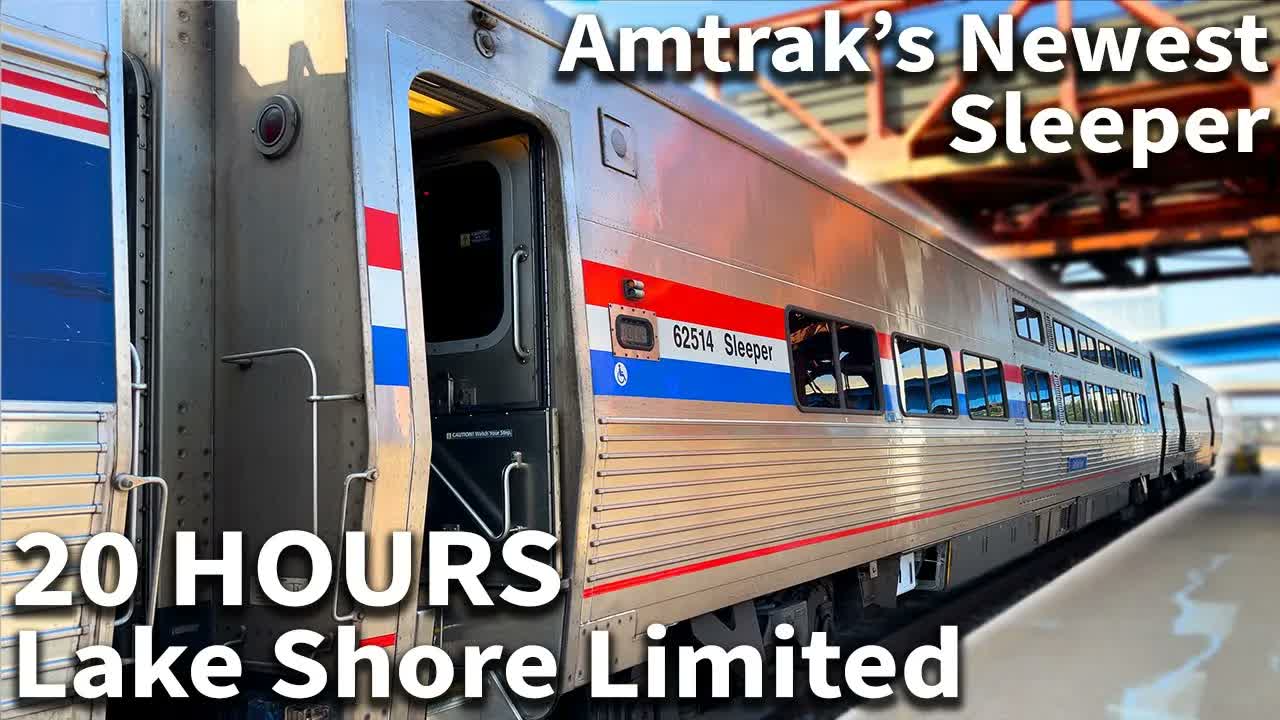 Amtrak's Lake Shore Limited crosses five states overnight - he spent 20 ...