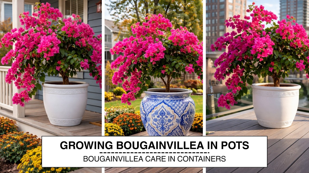 Container gardening made simple with bougainvillea care guide