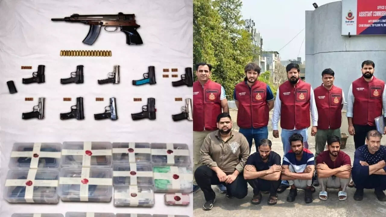 Delhi Crime Branch busts transnational arms racket linked to Pakistan ...