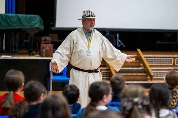 Bards inspire primary school pupils with creative writing workshop