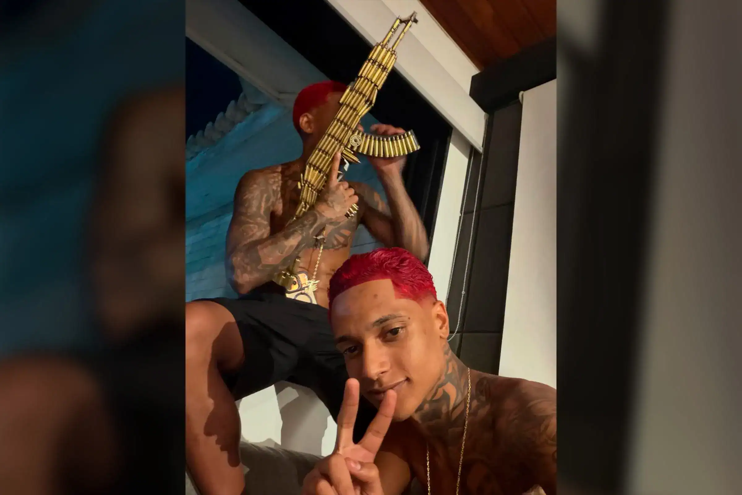 Rapper Oruam, foragido, reaparece em clipe com armas e tornozeleira ...