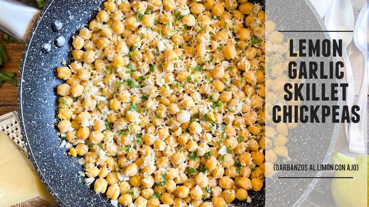 Lemon-garlic skillet chickpeas | Easy & flavorful one-pan recipe