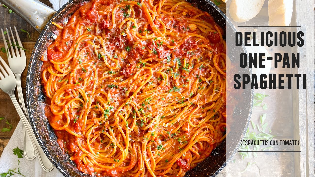 One-pan spaghetti with smoky tomato sauce | Easy flavorful recipe