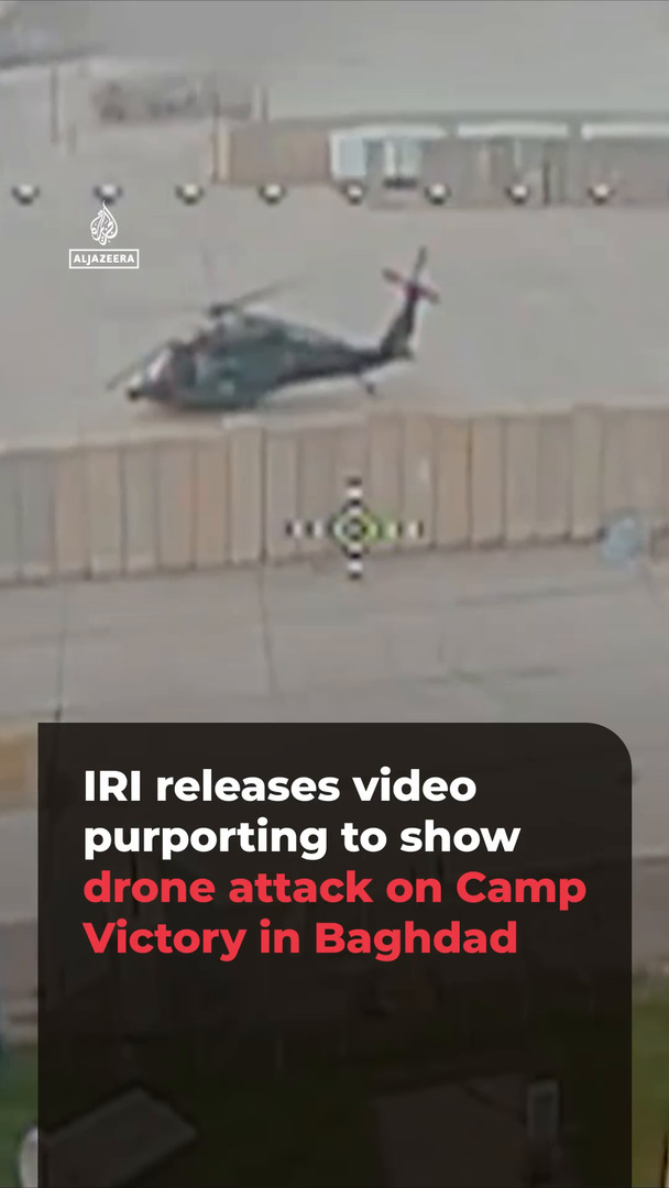 IRI releases video purporting to show drone attack on Camp Victory in ...