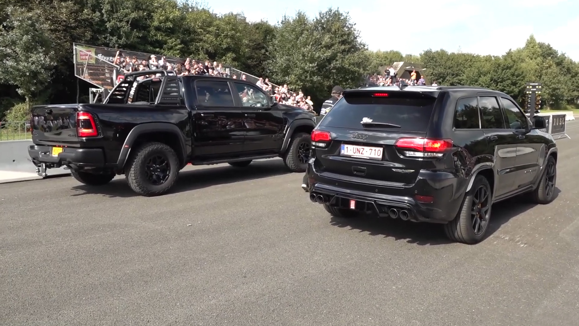 Kann der Jeep Trackhawk den Dodge Ram beim Drag Race schlagen?