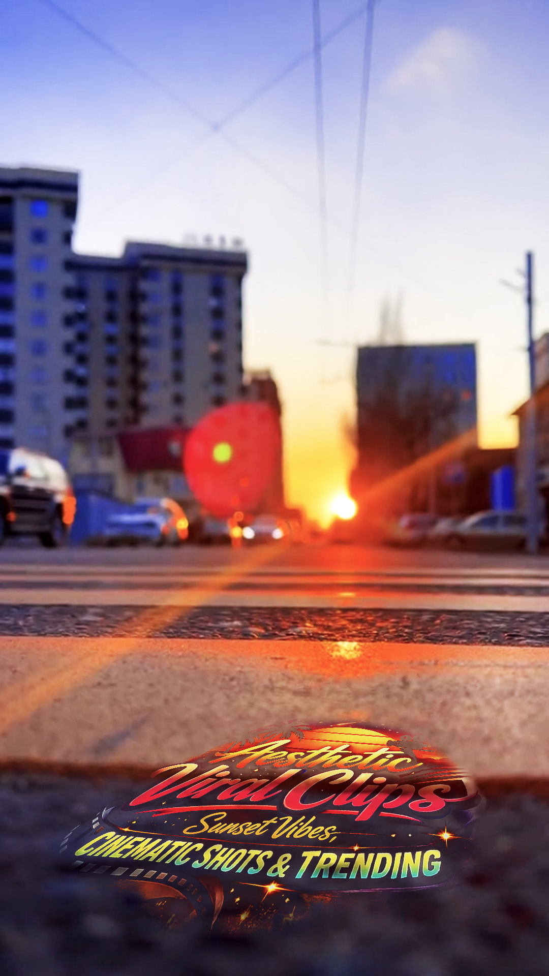 Aesthetic viral clips: Sunset vibes, cinematic shots