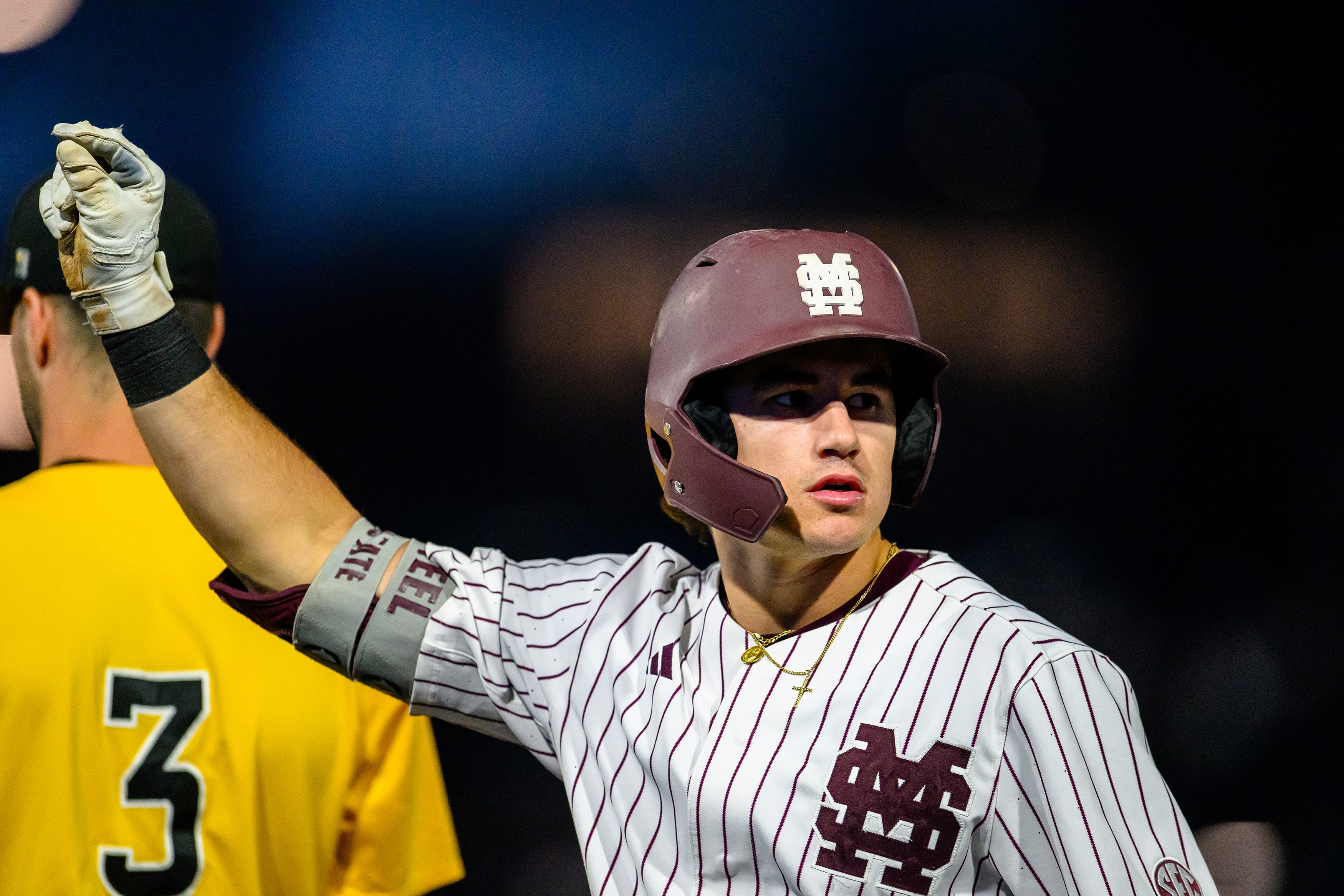 Aidan Teel injury update, Mississippi State baseball starting CF exits ...