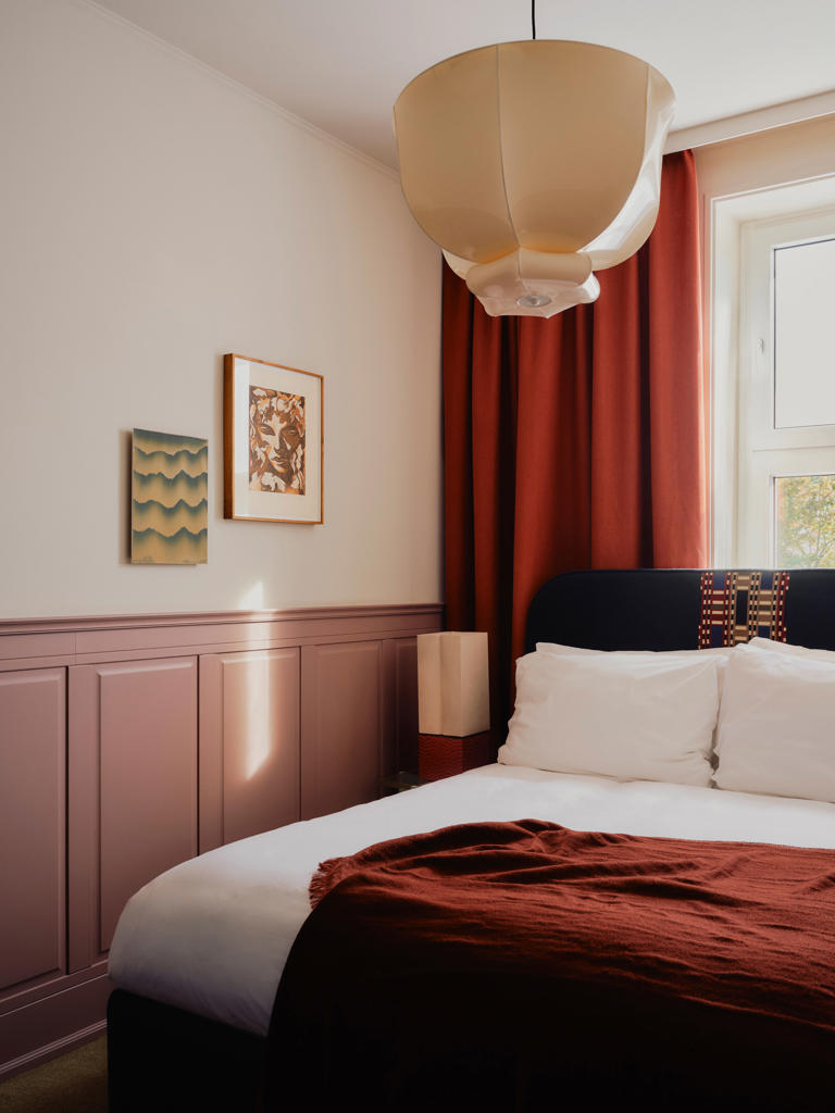 Red, pink, and green never looked chicer than in the Dean Hotel in Berlin