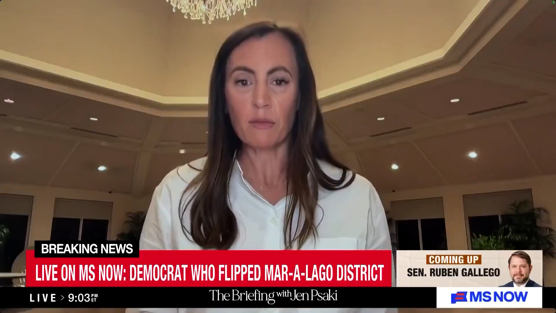 Democrat Emily Gregory who flipped Florida seat responds to Trump ...