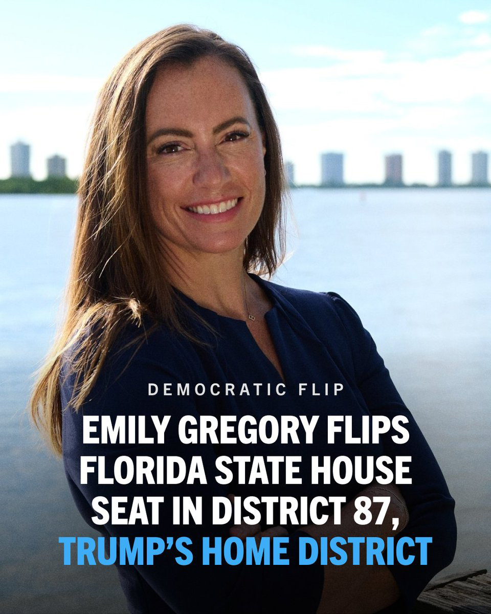 Democrat Emily Gregory flips long-held Florida GOP House seat that ...