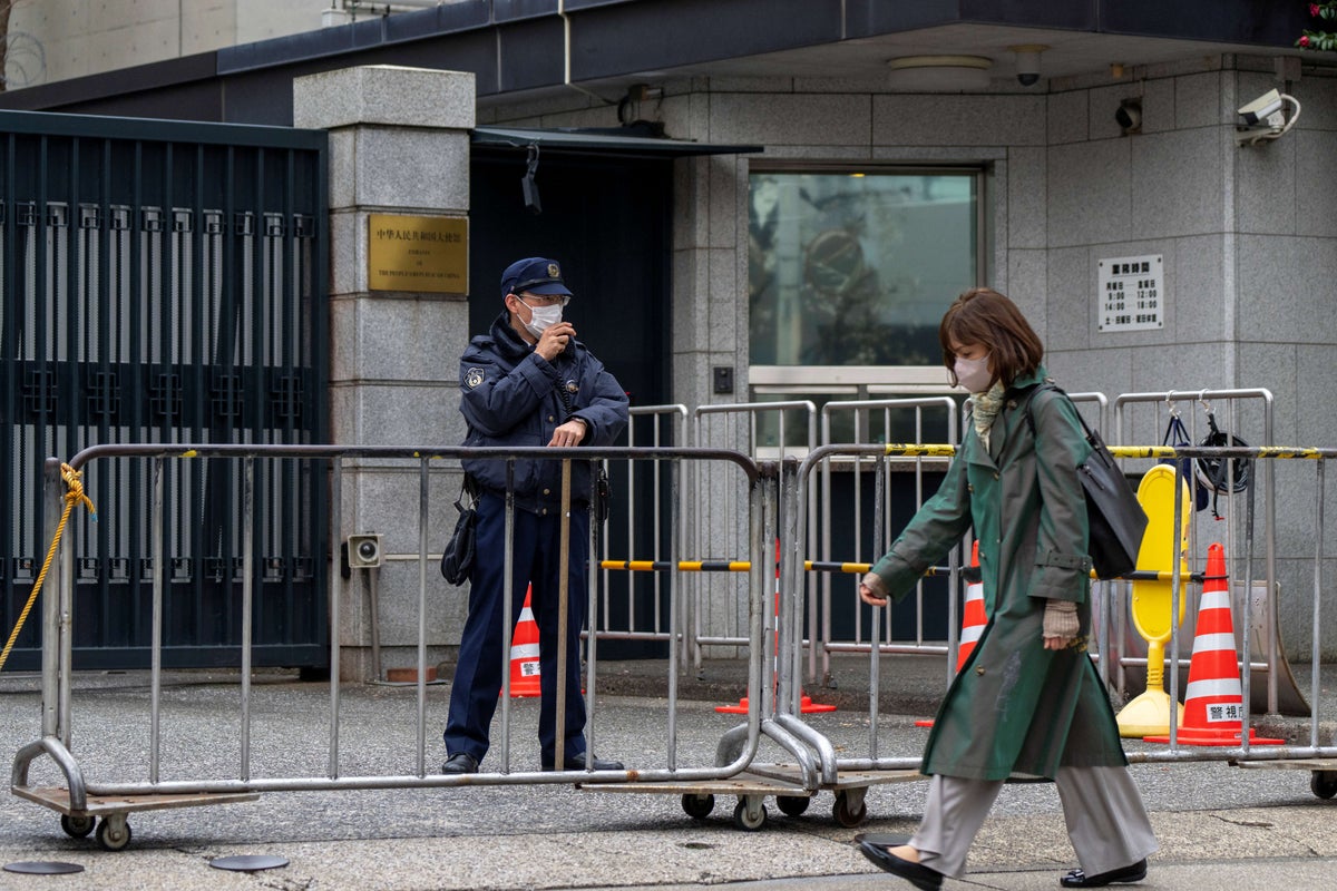 Japan expresses 'regret' after soldier breaks into Chinese embassy