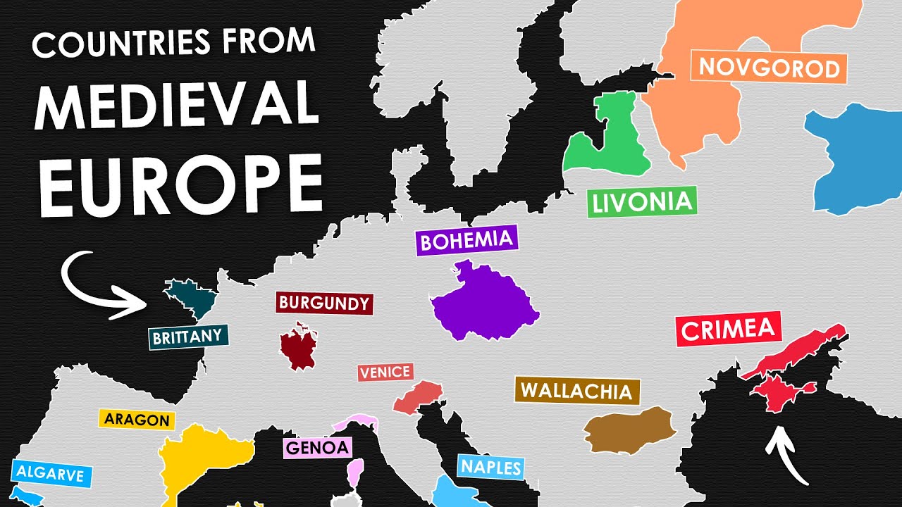 Countries that used to exist in medieval Europe