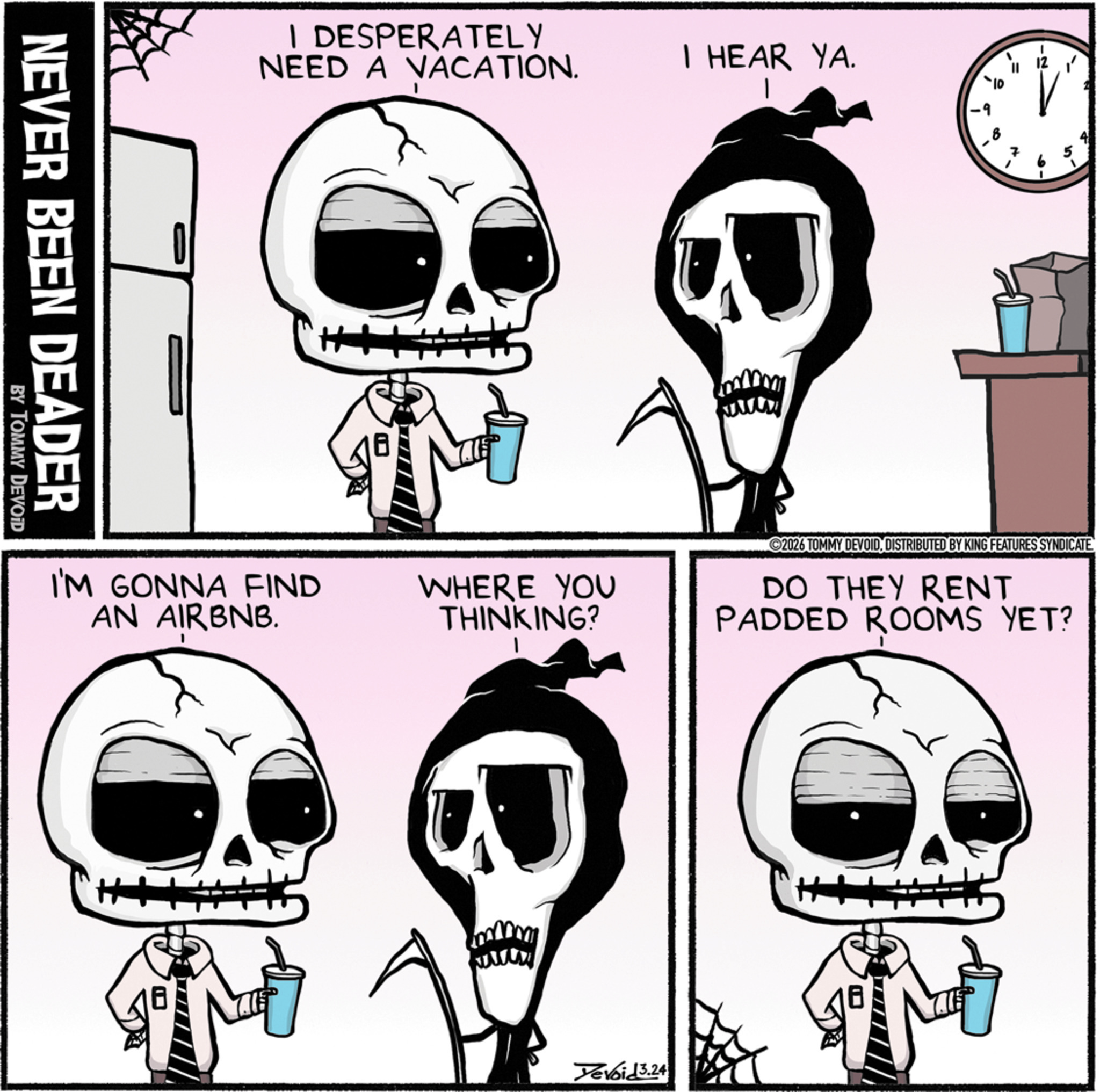 Never been deader by Tommy Devoid