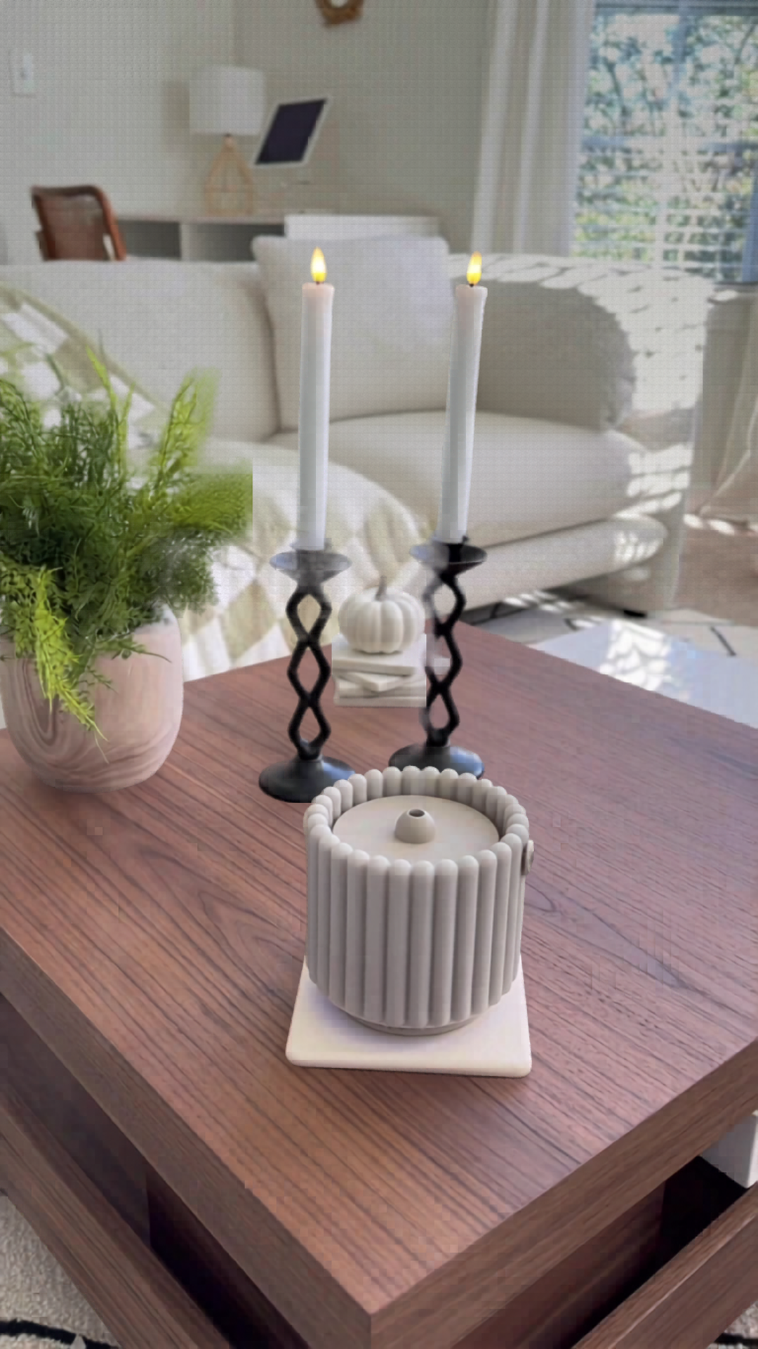 What makes this sand grey diffuser feel so luxurious