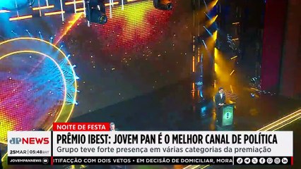 iBest 2026: Jovem Pan vence como melhor canal de política