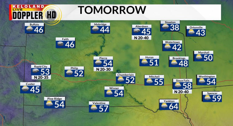 Colder weather tomorrow; rollercoaster ride of temperatures to continue