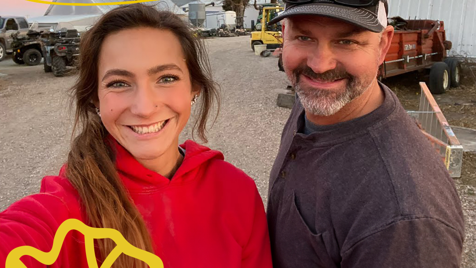Father-daughter shop cleanup