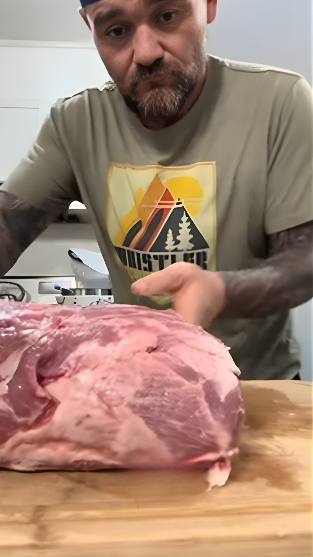 The low and slow method inspired by pork spareribs