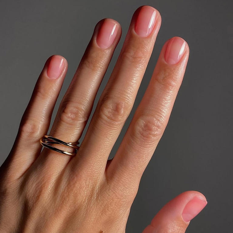 Watercolour nails are this season's most expensive-looking manicure